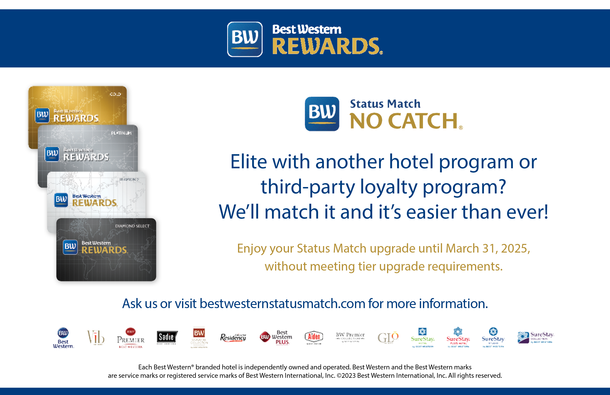 Status Match.. No Catch! – BW Innsider Rewards